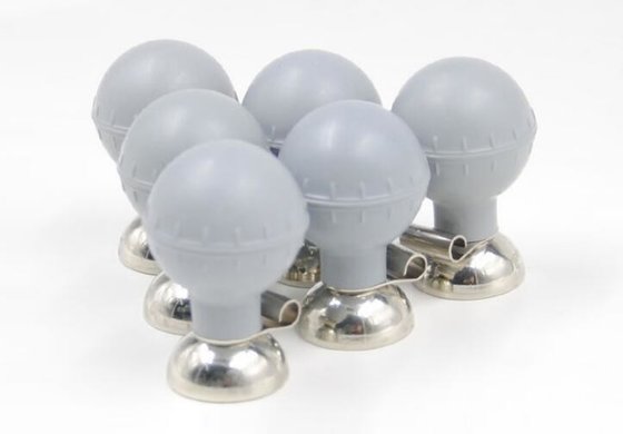 Original Edan Reusable ECG Electrodes , Suction Cup ECG Electrodes Dia 4.0 Connector
