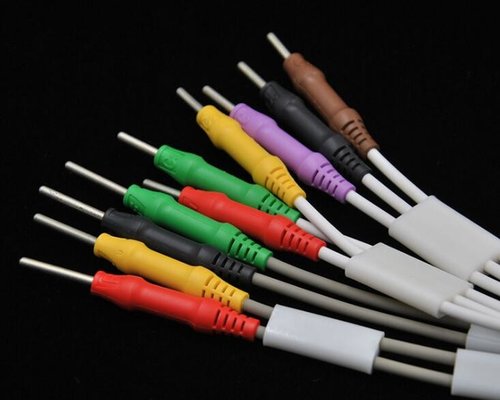 Original Nihon Kohden ECG Cable 10 Leadwires 9620p 1350c BJ-961D DIN 3.0 / Banana 4.0