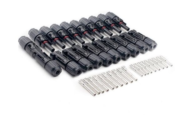 30A 1000V MC4 Solar Panel  Electrical Cable Connectors Male And Female