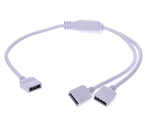 1 To 4 Female Electrical Cable Connectors Splitter LED RGB Strips Extension Cable
