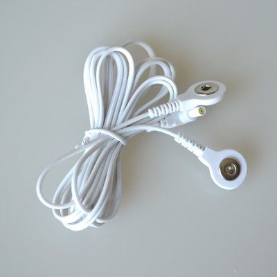 Electrode Tens Lead Wires Connect Custom Cable Assemblies Pin 2.35mm For Tens 7000