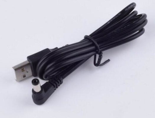 Jack Power Cable Custom Cable Assemblies Usb To 5.5 Mm / 2.5 Mm Connector