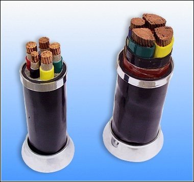 Copper Conductor Insulated Power Cable , Steel Wire Armored Power Cable