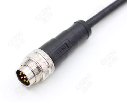 Moulded Electrical Cable Connectors Waterproof Aisg M16 Female To Male