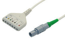 Biomedical Biox Holter Ecg Trunk Cable Cb-2300-a Hc033-7a Din Connector
