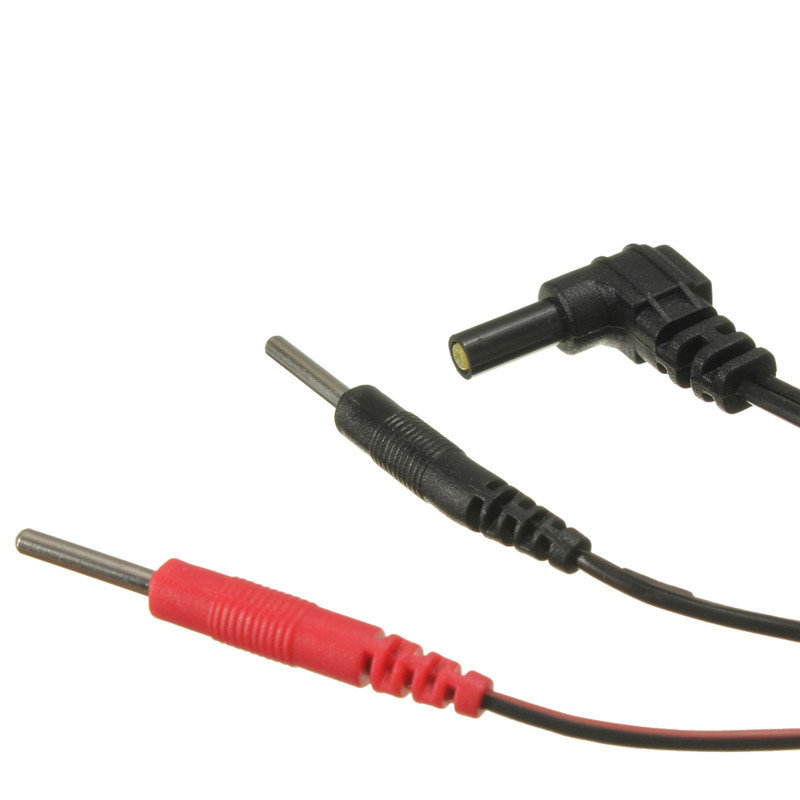 Standard Pin Connection Custom Cable Assemblies For Tens / Ems Massage Digital Therapy Machines