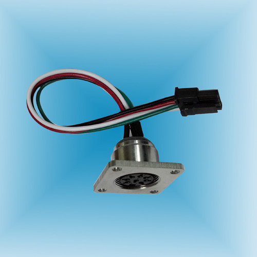 Aisg C091 Female Socket Square Flange Receptacle Panel Mount Crimp Terminal