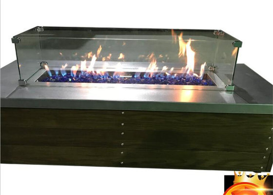 Factory price outdoor real flame  bbq gas fireplace fire pit stove