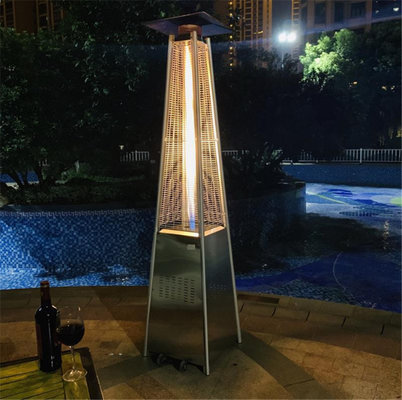 High Quality Outdoor infrared glass tube gas heater quadrilateral glass tube gas heater