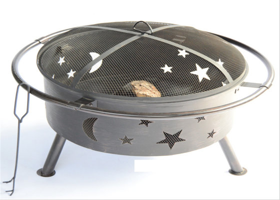 Amazon Hot Selling 32 Inch Large Burning Charcoal Wood buring fire pit bowl