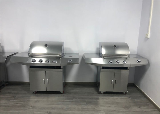 Factory directly sale 6 Burners cooking grates Gas BBQ Grill with grease tray
