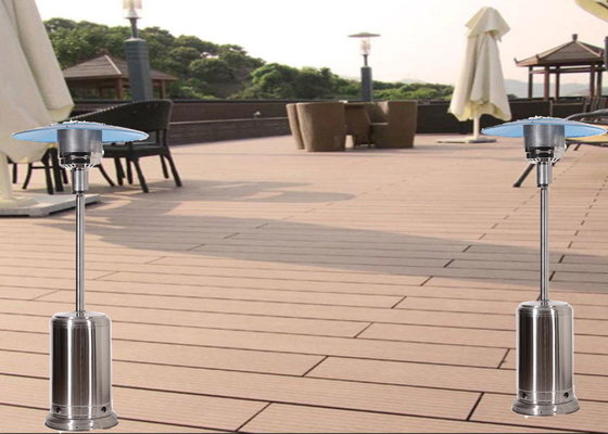 220 cm H Stainless Steel Silver Gas Flexible Radiant Patio Heater