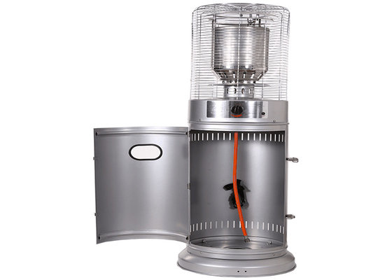 Outdoor free standing Stainless Steel Silver Gas Small Propane Patio Heater