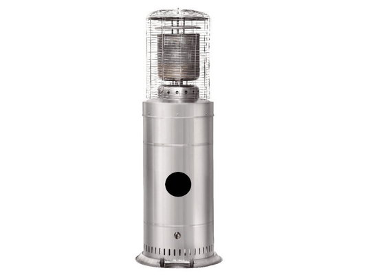Outdoor free standing Silver Stainless Steel Propane Patio Heater