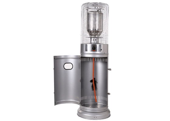 Outdoor free standing Silver Stainless Steel Propane Patio Heater