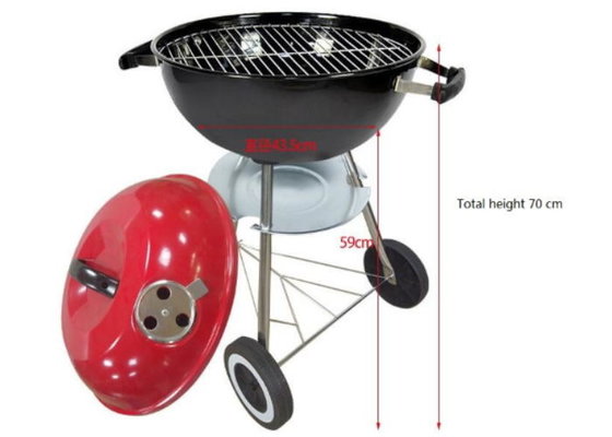 Factory Price Outdoor Charcoal Enamel Stew Barbecue Grill Bbq Cooking Grill