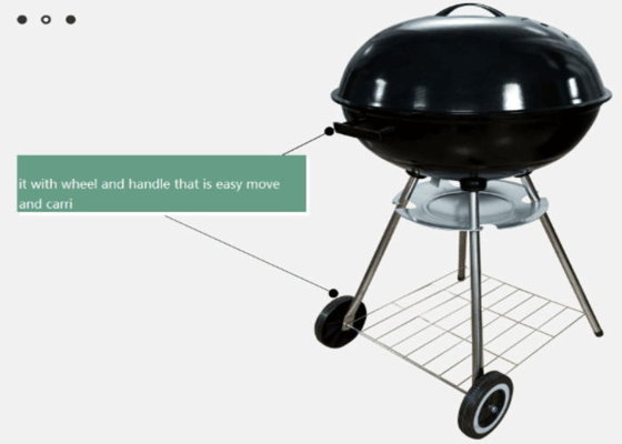 Factory Price Outdoor Charcoal Enamel Stew outdoor bbq grill