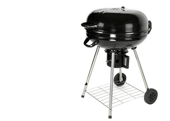 Factory Price Outdoor Apple round Charcoal Enamel Stew outdoor Bbq Cooking Grill
