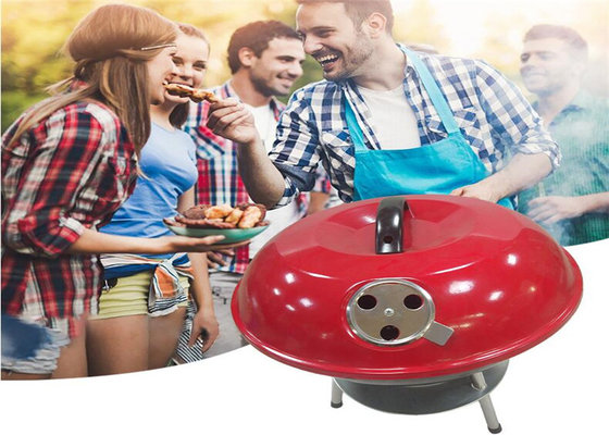 Factory Price Outdoor 14 inch Apple round Enamel Stew outdoor Bbq Cooking Grill