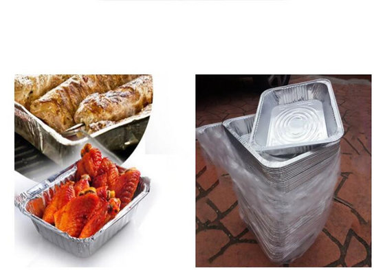Barbecue use container fish roasting catering tray aluminium foil oval aluminum foil fish container