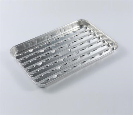 Barbecue use container fish roasting catering tray aluminium foil oval aluminum foil fish container