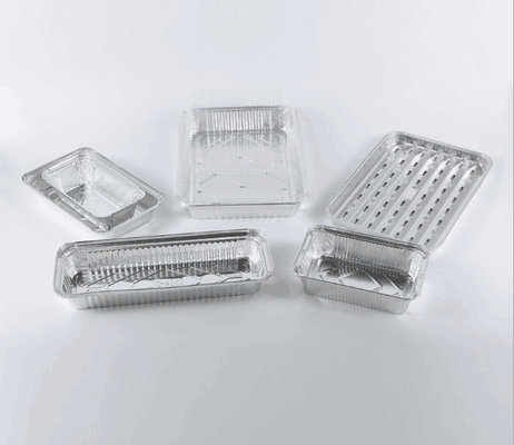 Disposable Rectangular Turkey Chicken Roast Aluminum Foil Serving Tray