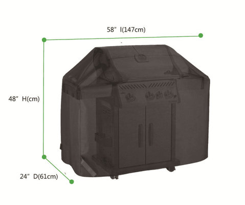 Factory price kitchen bbq easy grill slow 4 burners stainless steel protable gas BBQ grill cover