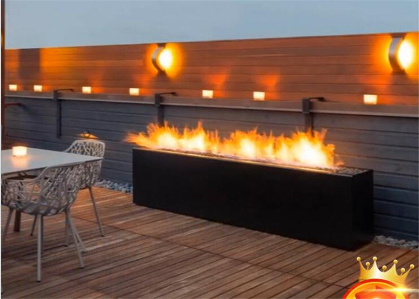 Factory price outdoor real flame  bbq gas fireplace fire pit stove