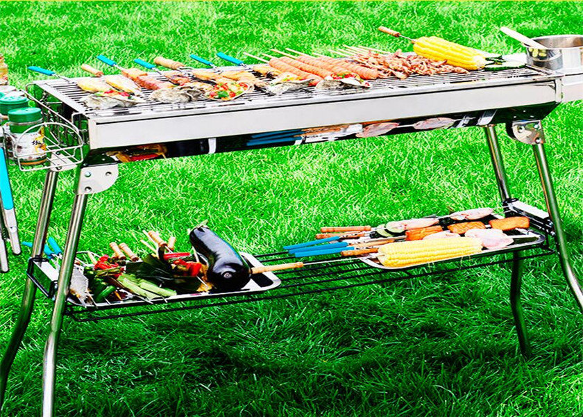 Factory price outdoor villa Easy Carry BBQ grill outdoor charcoal Barbecue Grill