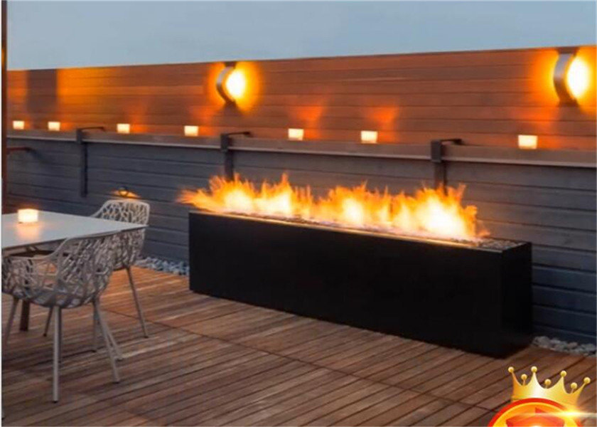 Amazon patio fire bowl outdoor BBQ burner stove double sided gas fireplace