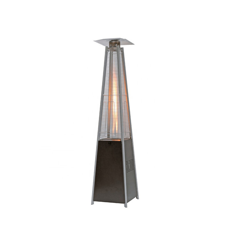 Outdoor 2270mmH stainless steel silver gas fire sense outdoor patio heater
