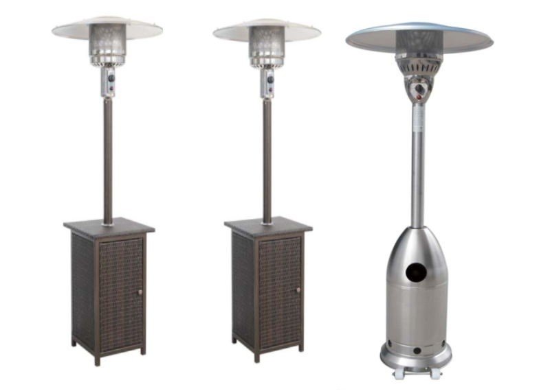 Outdoor Silver Flexible Propane Gas Electric outdoor propane porch heater