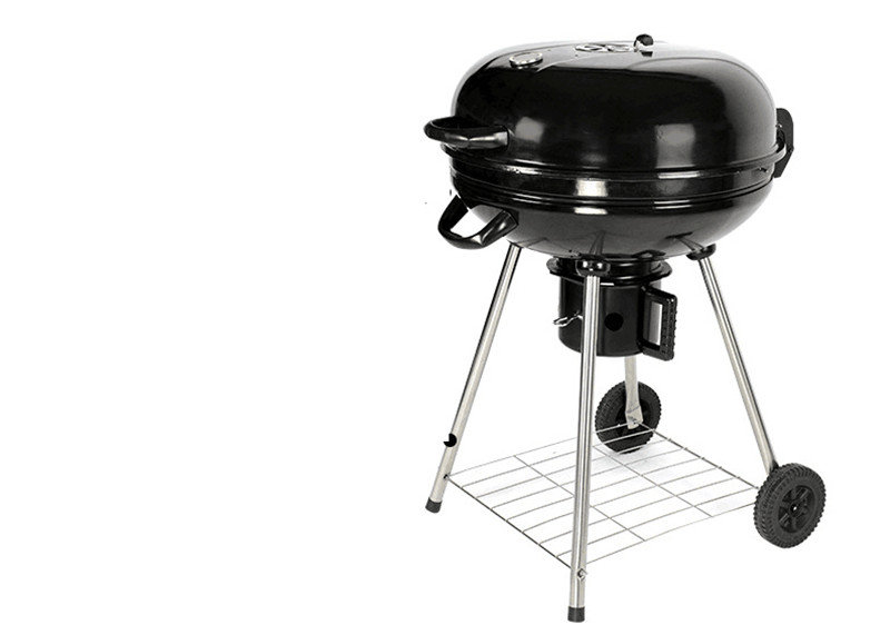 Factory Price Outdoor Apple round Charcoal Enamel Stew outdoor Bbq Cooking Grill
