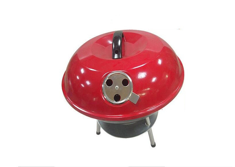 Factory Price Outdoor 14 inch Apple round Enamel Stew outdoor Bbq Cooking Grill