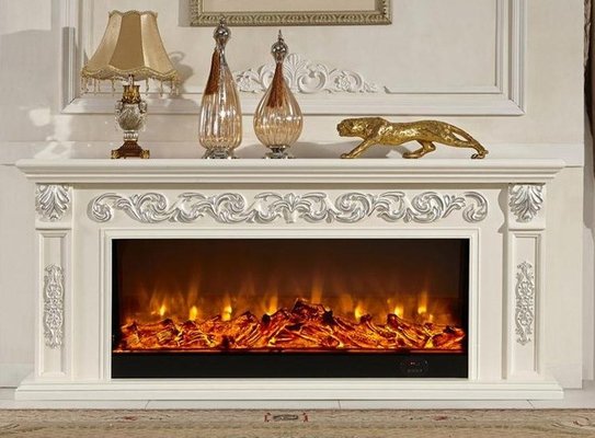 Classic 1.5m Oak Electric Fireplace TV Stands Living Room Furniture