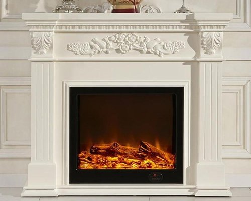 Chimenea eléctrica de madera sólida del vintage del dormitorio de rv económica de energía