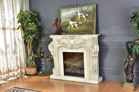 RV Modern Electric Fireplace , Living Room Contemporary Gas Fireplace