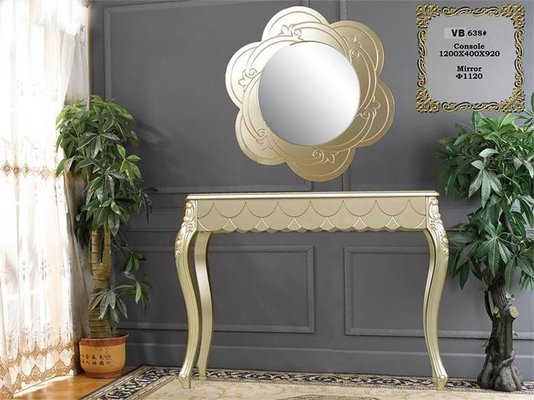 居間の家具のための旧式な様式の大理石の上のコンソール テーブル