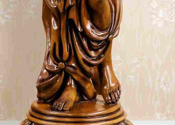 La figura humana viva antigua de la resina de la escala del jardín modela la exhibición hecha a mano del arte