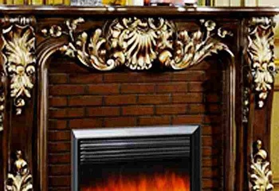Chimenea eléctrica decorativa del vintage LED con la llama teledirigida/de Deco