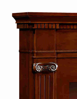 Enegy que ahorra la chimenea eléctrica europea de la llama de Deco, chimeneas de madera sólida