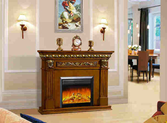 Chimenea eléctrica europea del acero inoxidable de la llama de la decoración de rv teledirigida