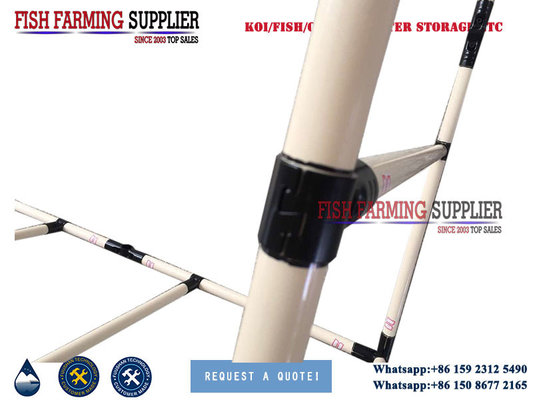 New Design Products Portable Flexible Cube Structure Round Fish Tank for Farming with Cover