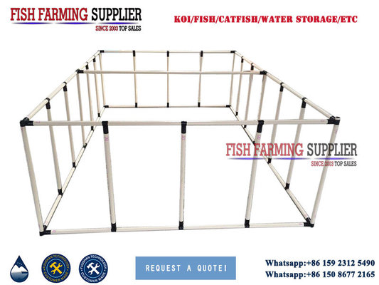 New Design Products Portable Flexible Cube Structure Round Fish Tank for Farming with Cover