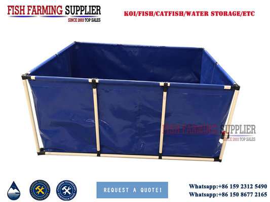 Chinese Hot Sale Portable Movable Flexible Cube Structure 6000 liter Marine Fish Tank