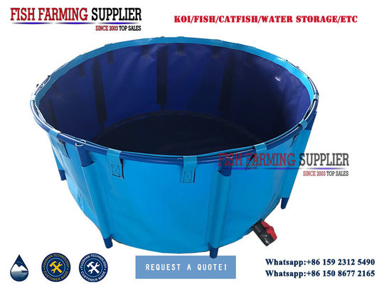 PVC Folding Round Fish Pond 7000l, 5000l, 3000l