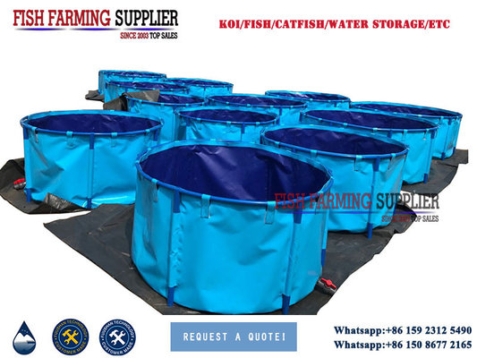 China Plastic Aquaculture Round Fish Farming Tanks Manufacturer
