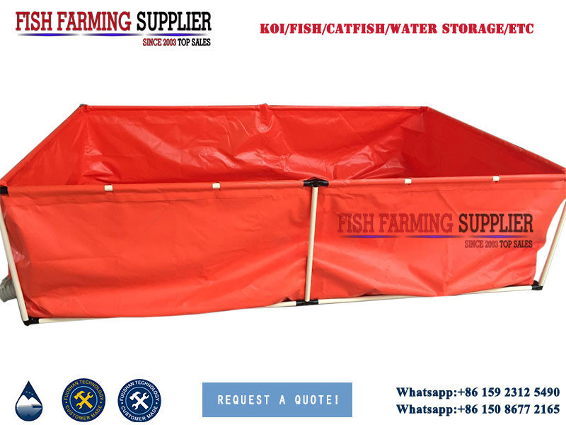 Chinese Hot Sale Portable Movable Flexible Cube Structure 6000 liter Marine Fish Tank