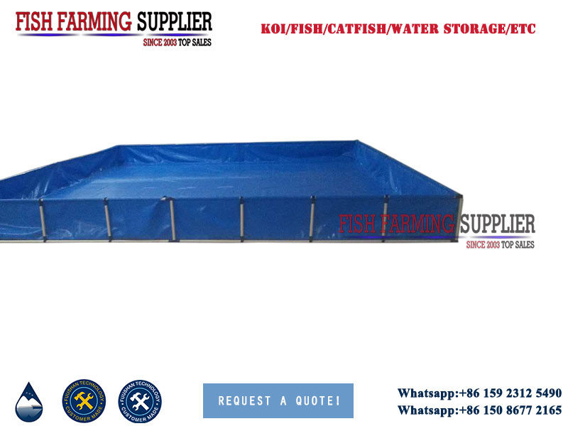 PVC Foldable Big Fish Tanks for Living koi Fishes Raising and Show