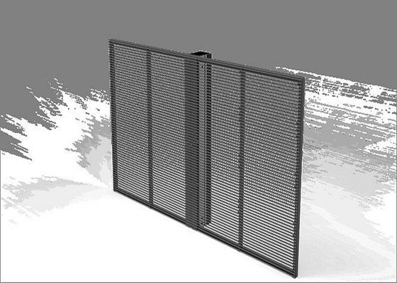 Transparent Glass LED Display Chain Store Advertising Frontage Lighting